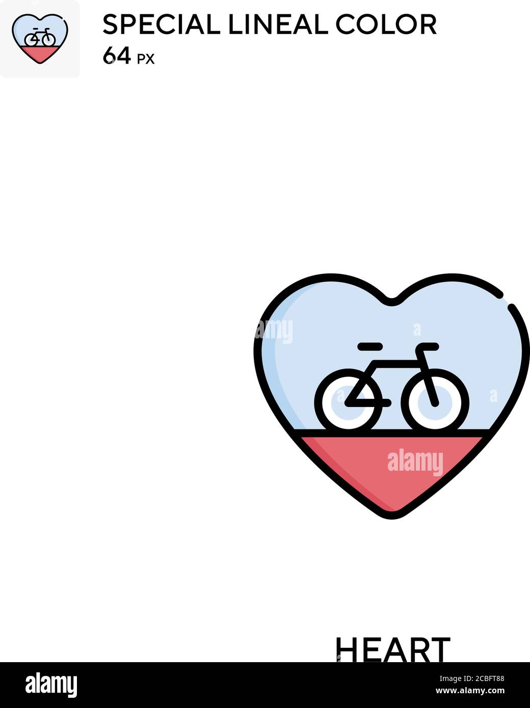 Heart Simple vector icon. Heart icons for your business project Stock ...