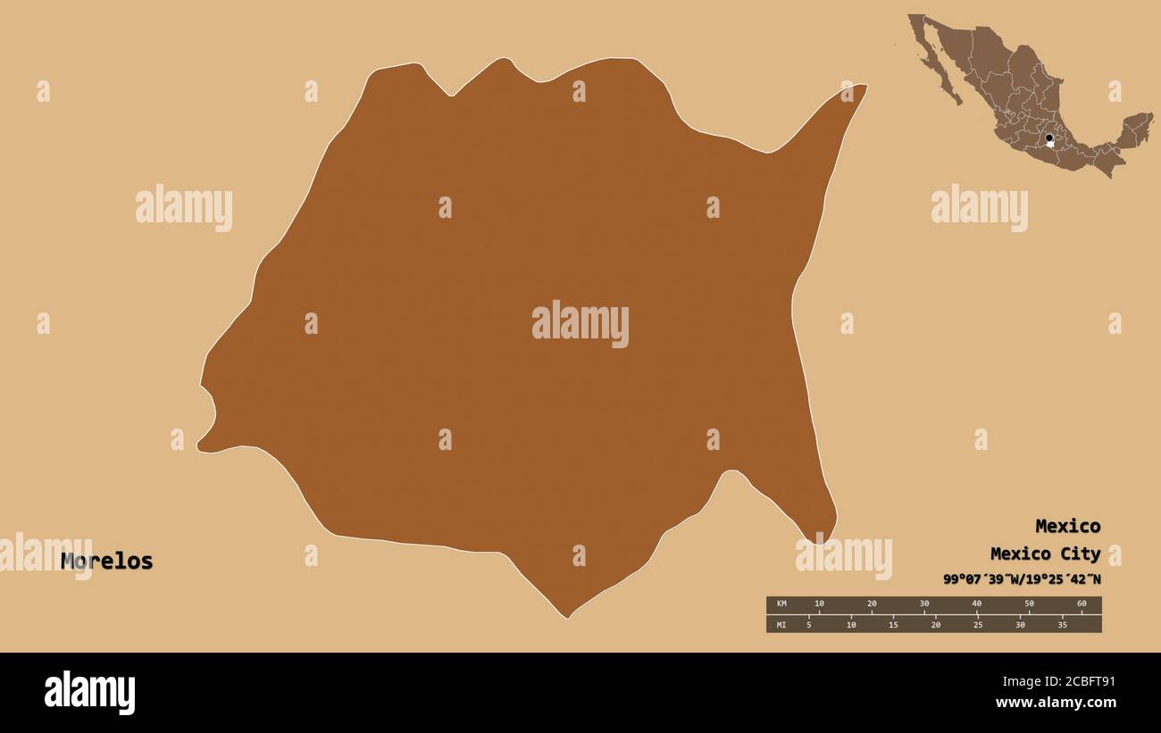 Map of cuernavaca hi-res stock photography and images - Alamy