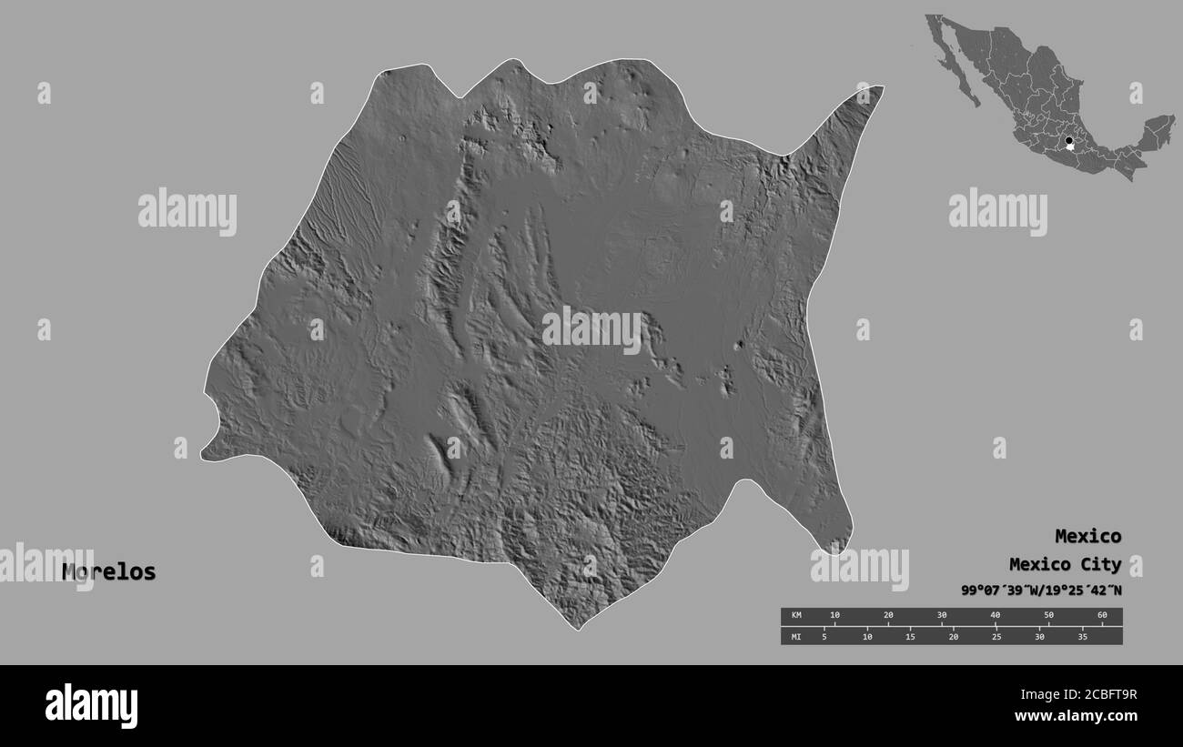 Map of cuernavaca hi-res stock photography and images - Alamy