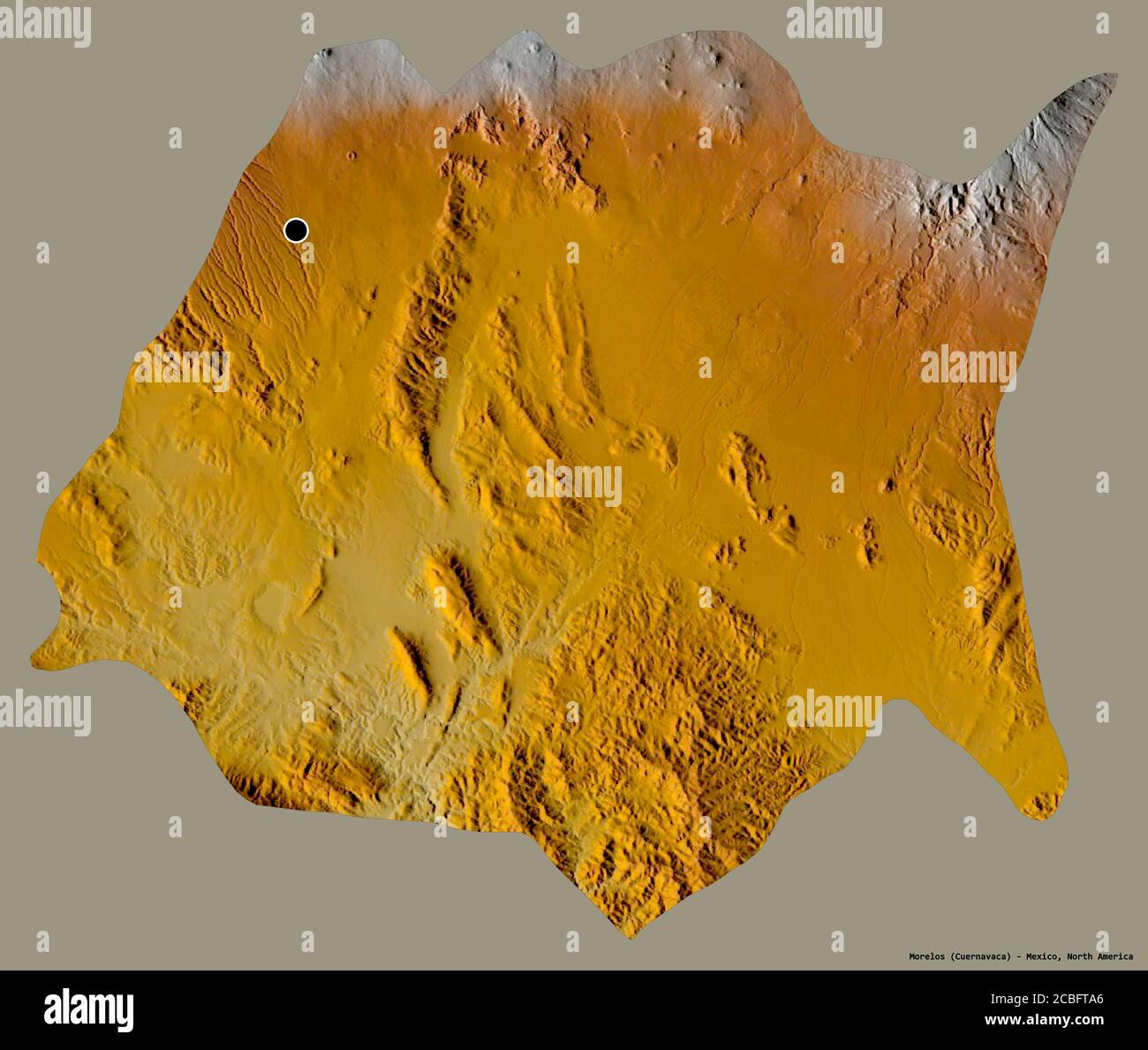 Map of cuernavaca mexico hi-res stock photography and images - Alamy