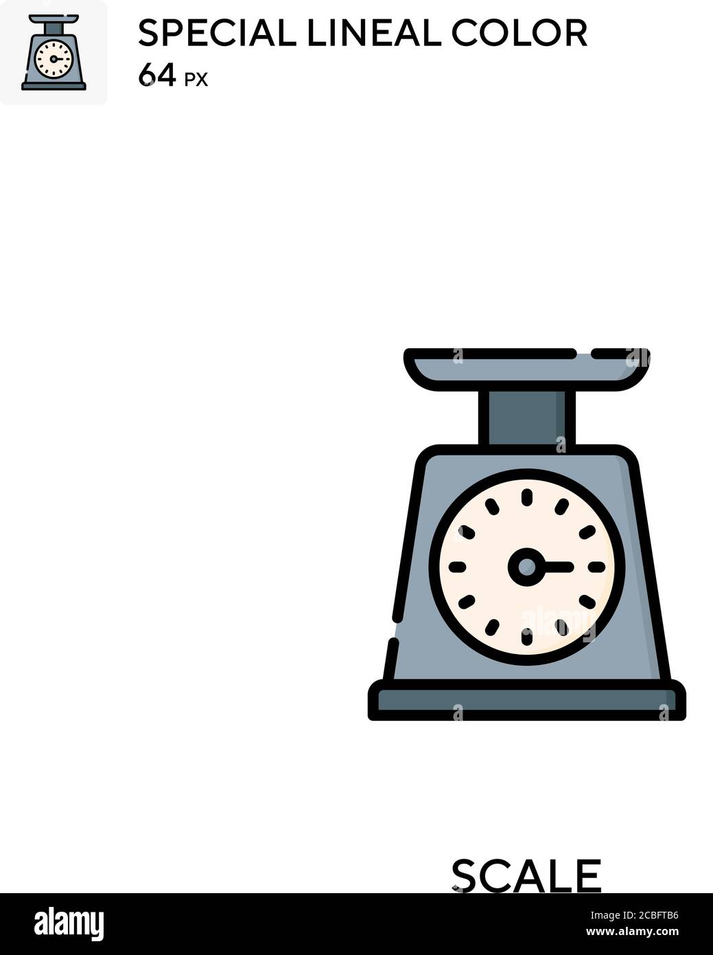 Scale Simple vector icon. Scale icons for your business project Stock ...