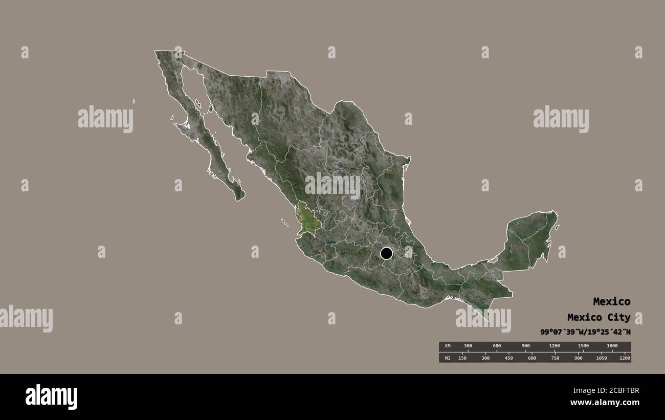 Map of tepic mexico hi-res stock photography and images - Alamy