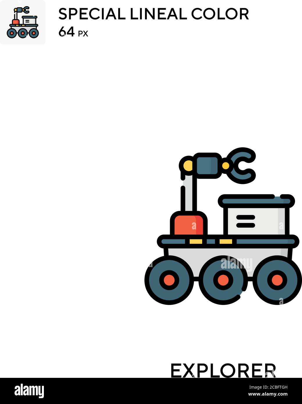 Explorer Simple vector icon. Explorer icons for your business project ...