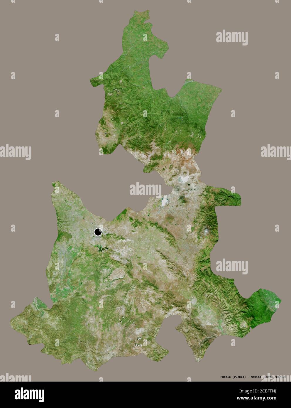 Puebla on a map hi-res stock photography and images - Alamy