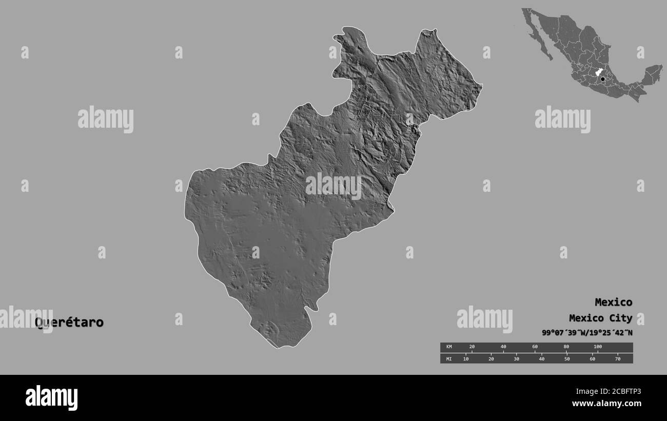 Map Of Queretaro High Resolution Stock Photography and Images - Alamy