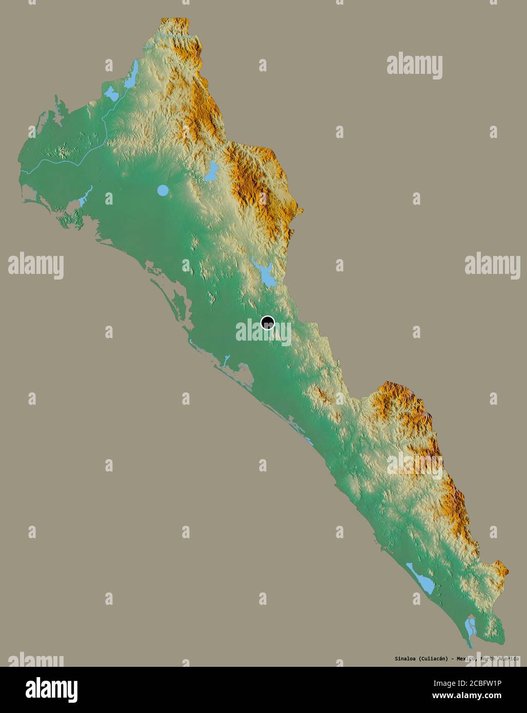 Culiacan map hi-res stock photography and images - Alamy