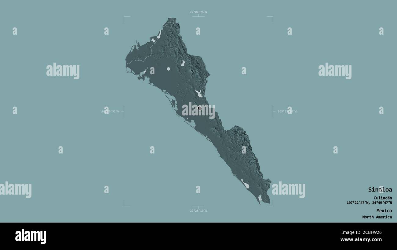 Culiacan map hi-res stock photography and images - Alamy