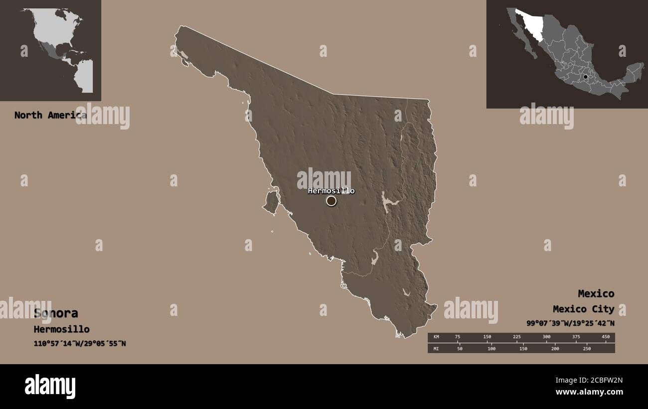 Sonora Map High Resolution Stock Photography and Images - Alamy