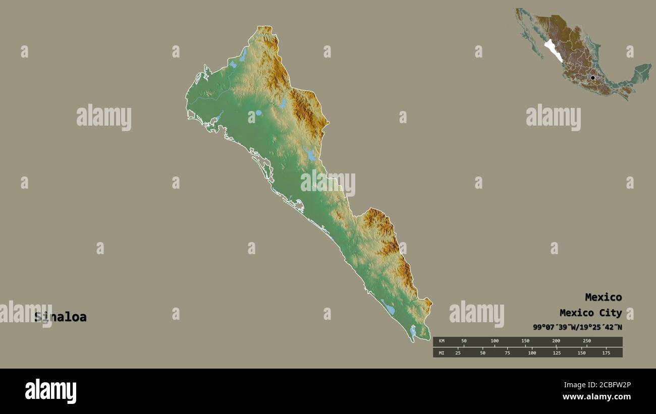 Map of culiacan hi-res stock photography and images - Alamy