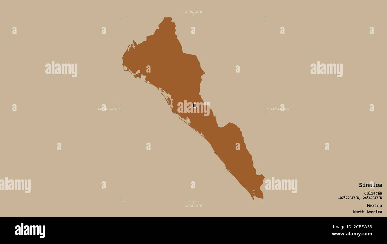Map of culiacan hi-res stock photography and images - Alamy