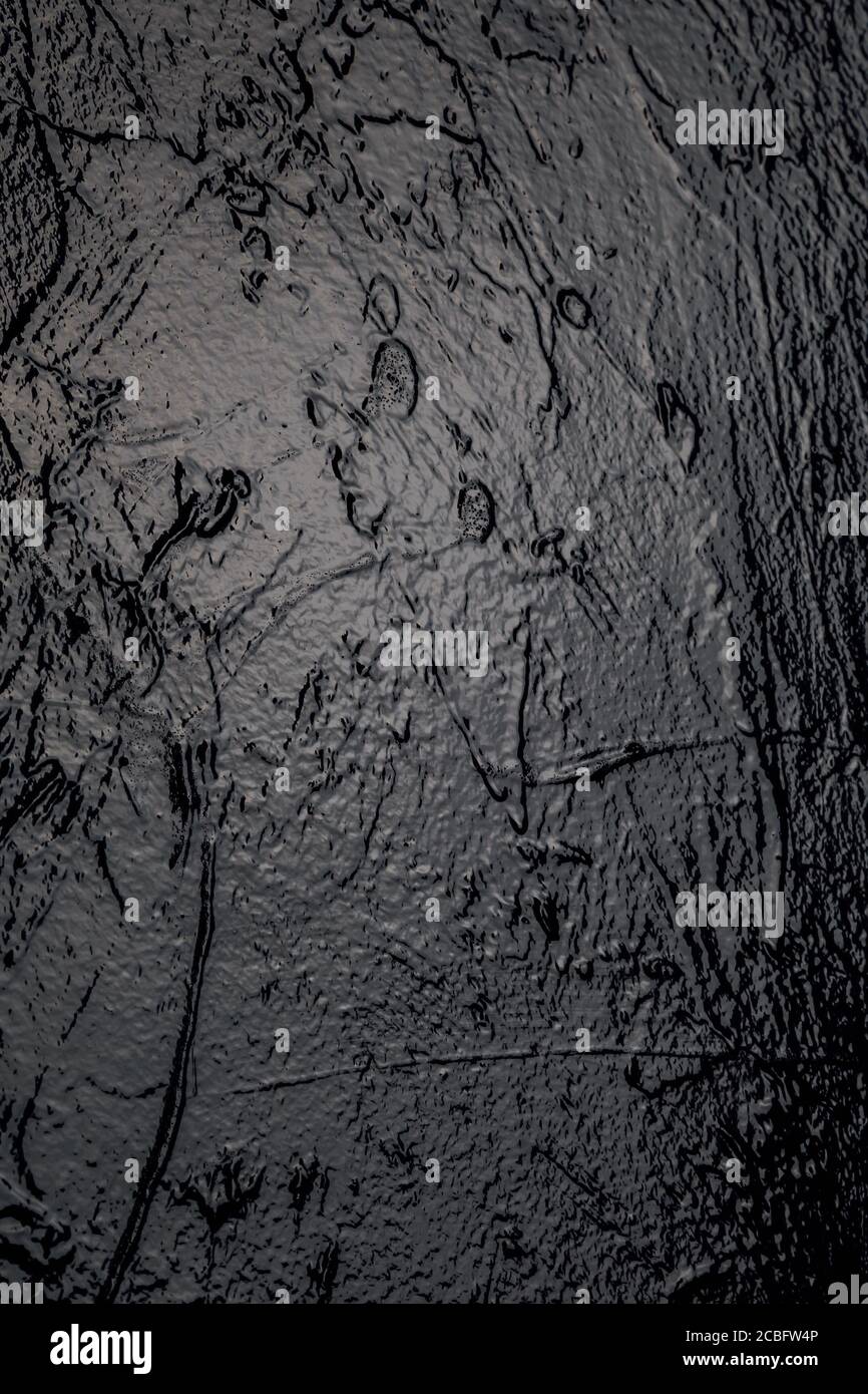 black wall illuminated by light texture structure background Stock ...