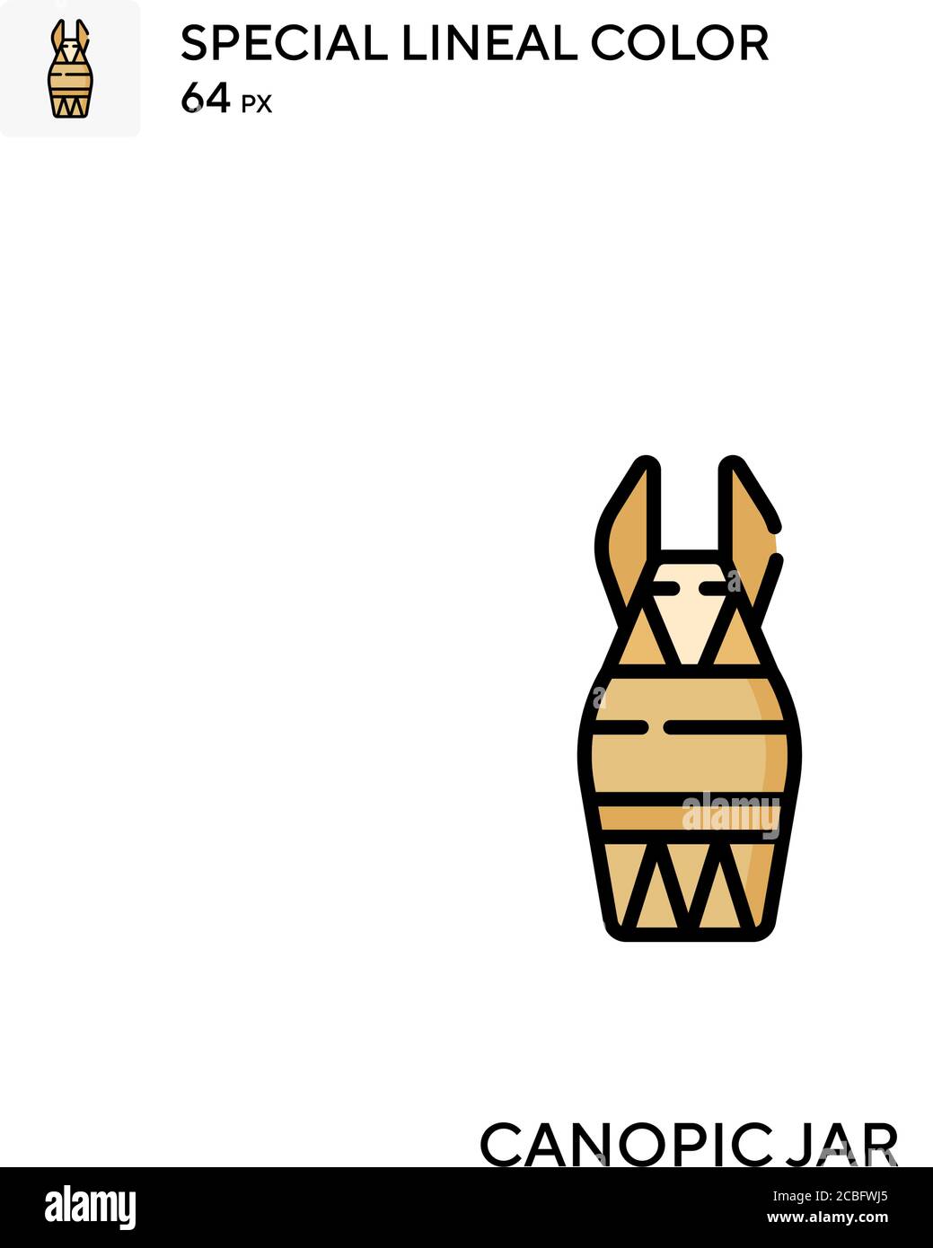 Canopic jar Simple vector icon. Canopic jar icons for your business project Stock Vector Image ...