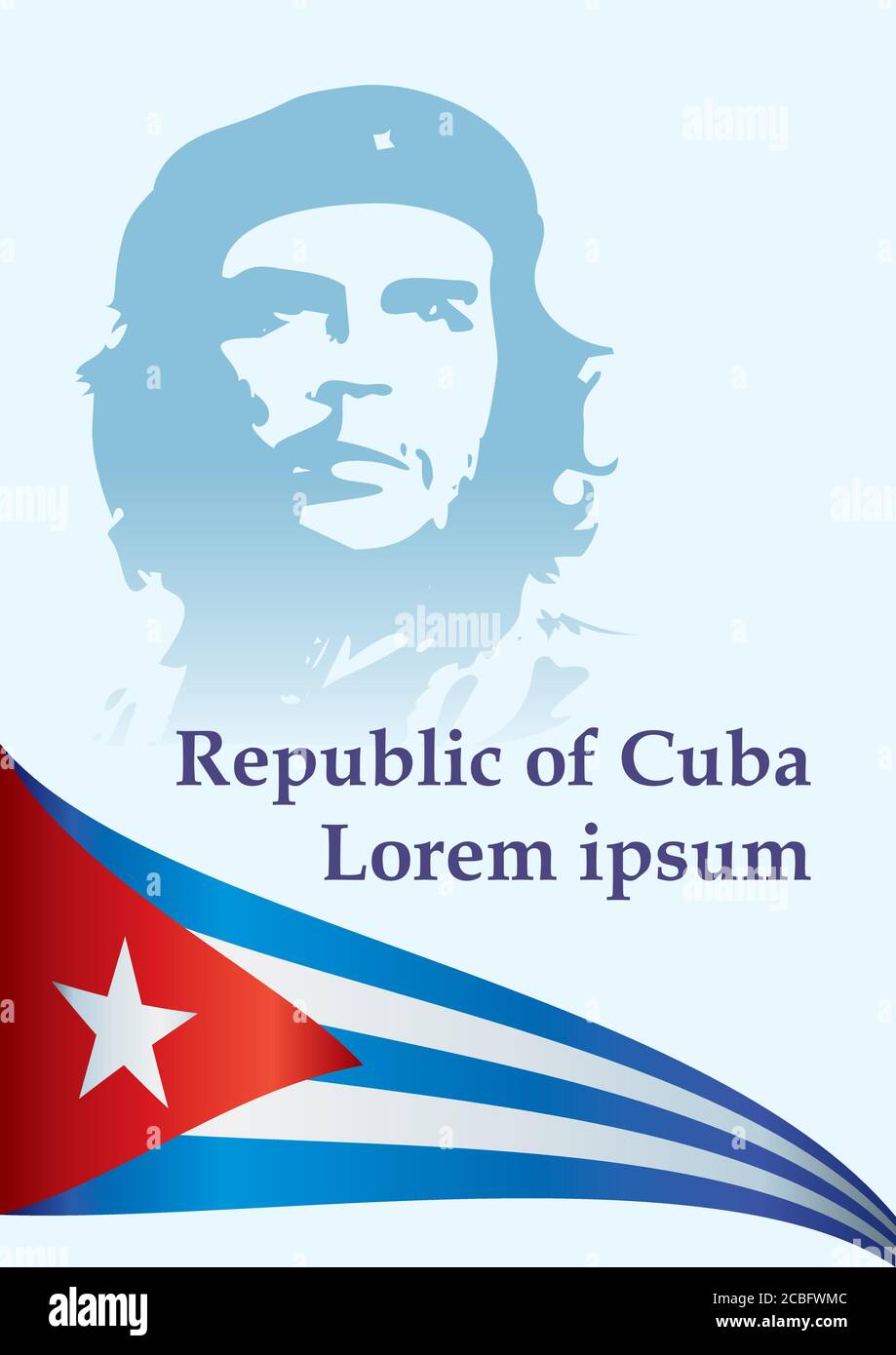 Flag of Cuba, Republic of Cuba. Template for award design, an official ...