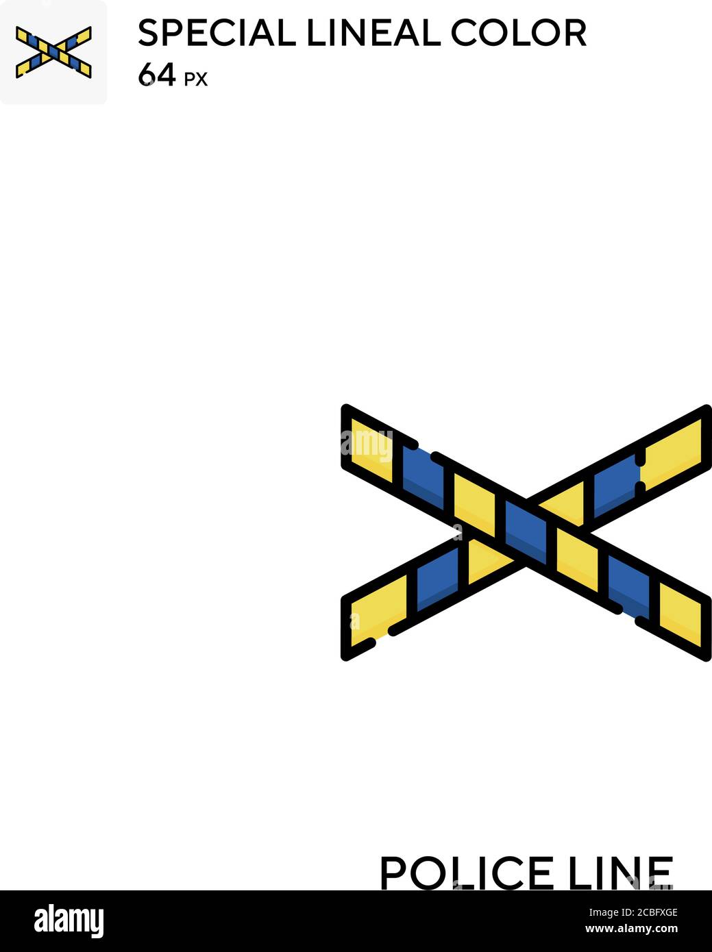 Police line Simple vector icon. Police line icons for your business ...