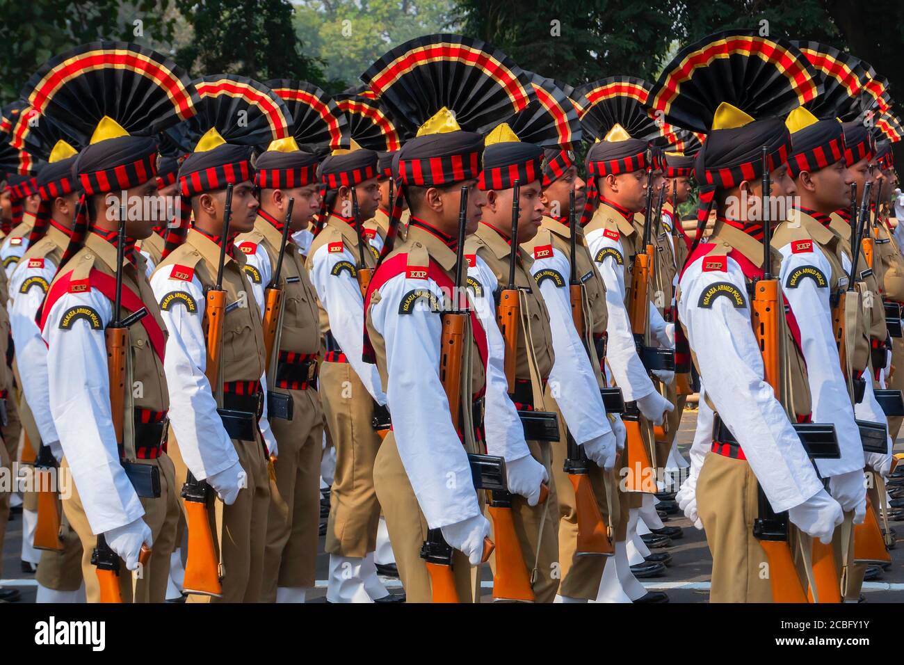 Kolkata, West Bengal, India - 26th Januaray 2020 : Pattern of beautiful ...