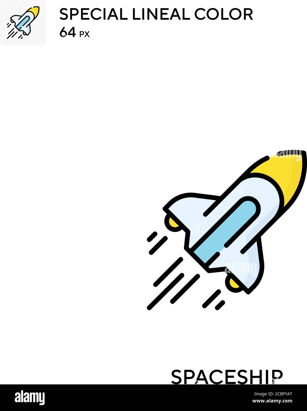 Spaceship Simple vector icon. Spaceship icons for your business project ...