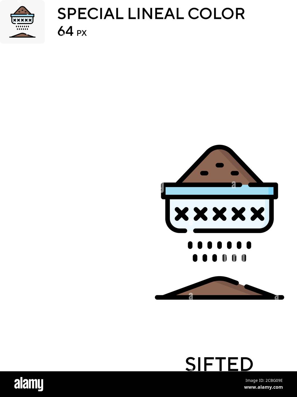 Sifted Simple vector icon. Sifted icons for your business project Stock Vector Image & Art - Alamy