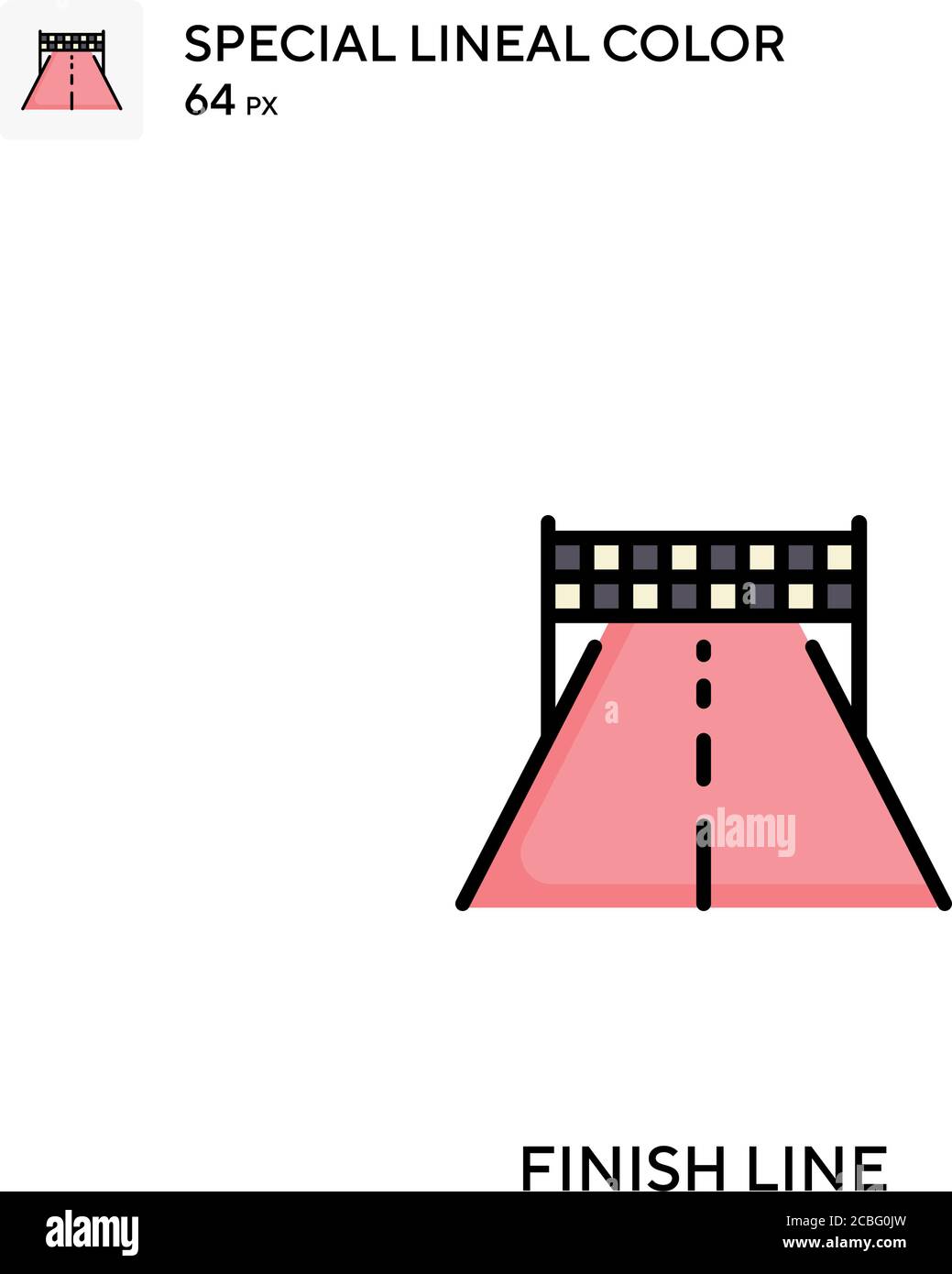 Finish line Simple vector icon. Finish line icons for your business ...