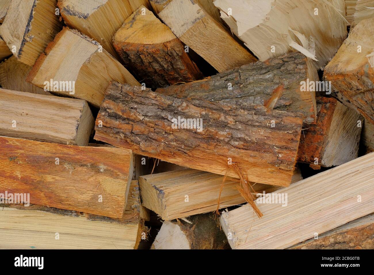 A bunch of firewood ready for the winter Stock Photo - Alamy