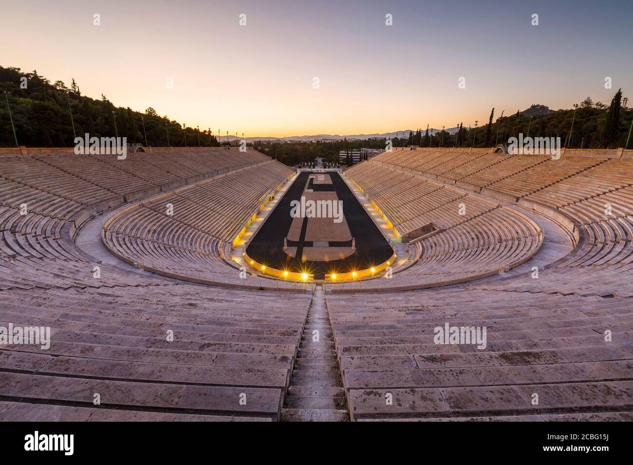 First modern Olympic stadium in city of Athens, Greece Stock Photo - Alamy
