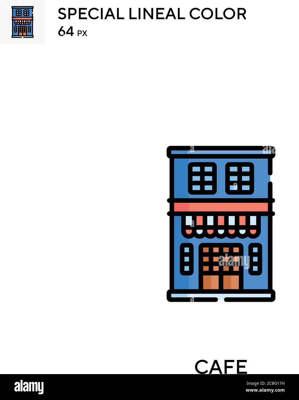 Cafe Simple vector icon. Cafe icons for your business project Stock ...