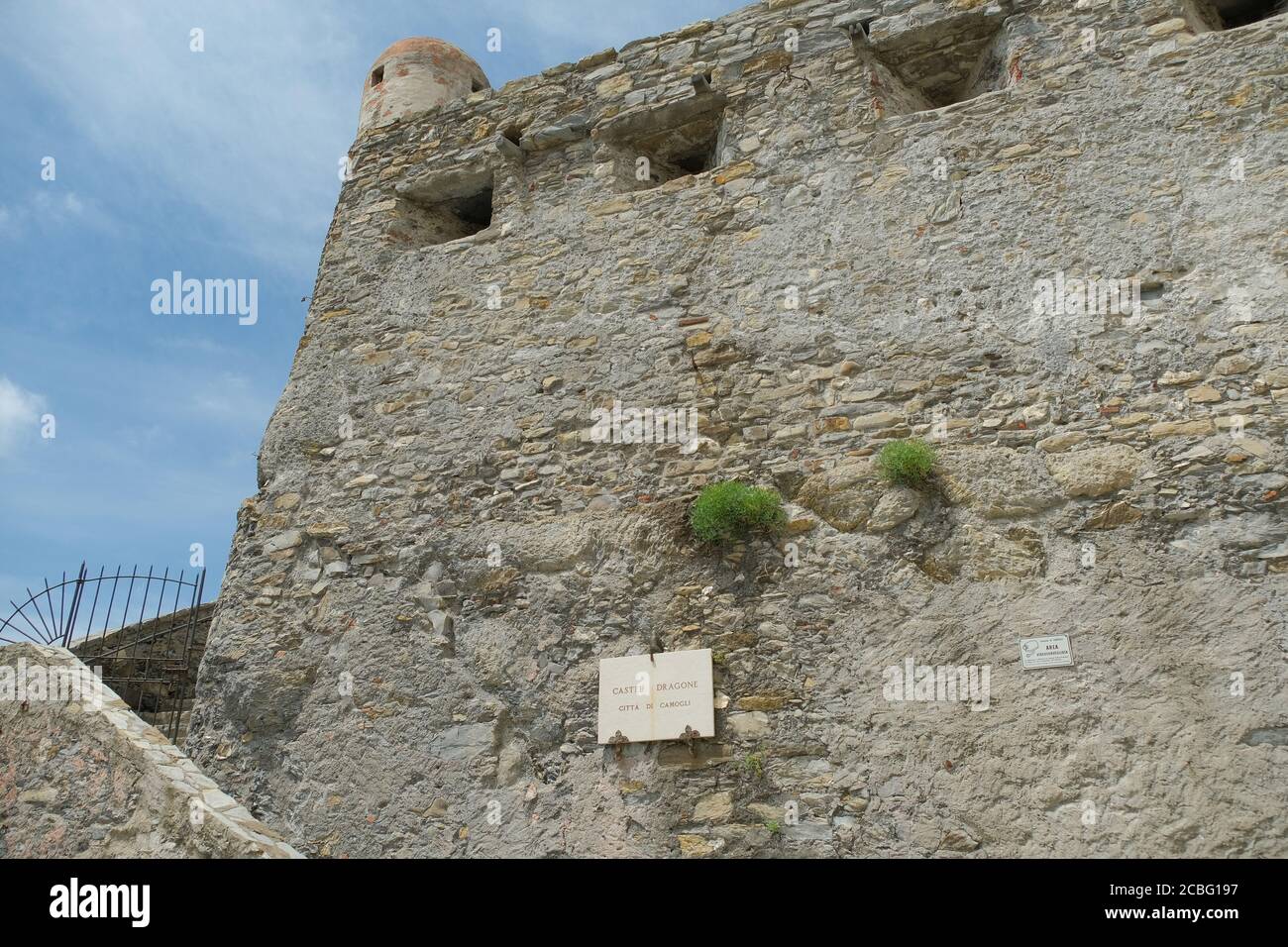 Dragonara Castle in Camogli Stock Photo - Alamy