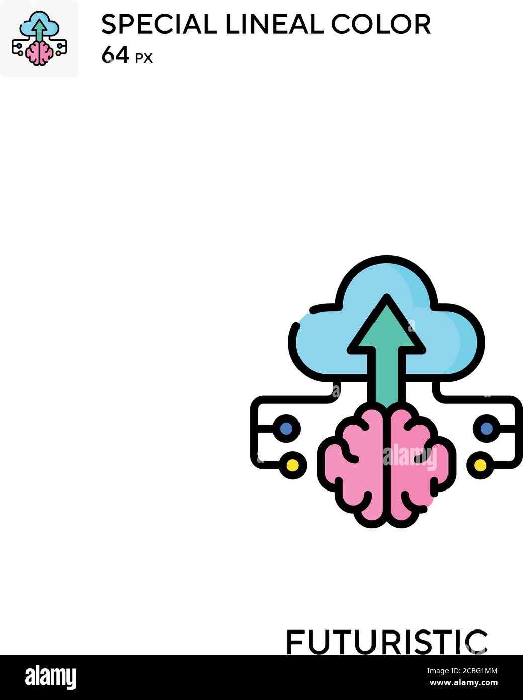 Futuristic Simple vector icon. Futuristic icons for your business ...