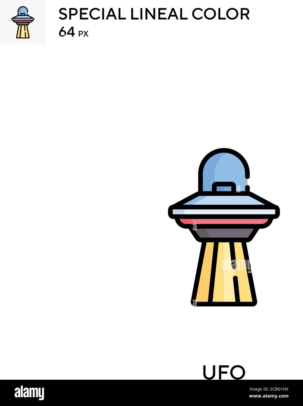 Ufo Simple vector icon. Ufo icons for your business project Stock ...