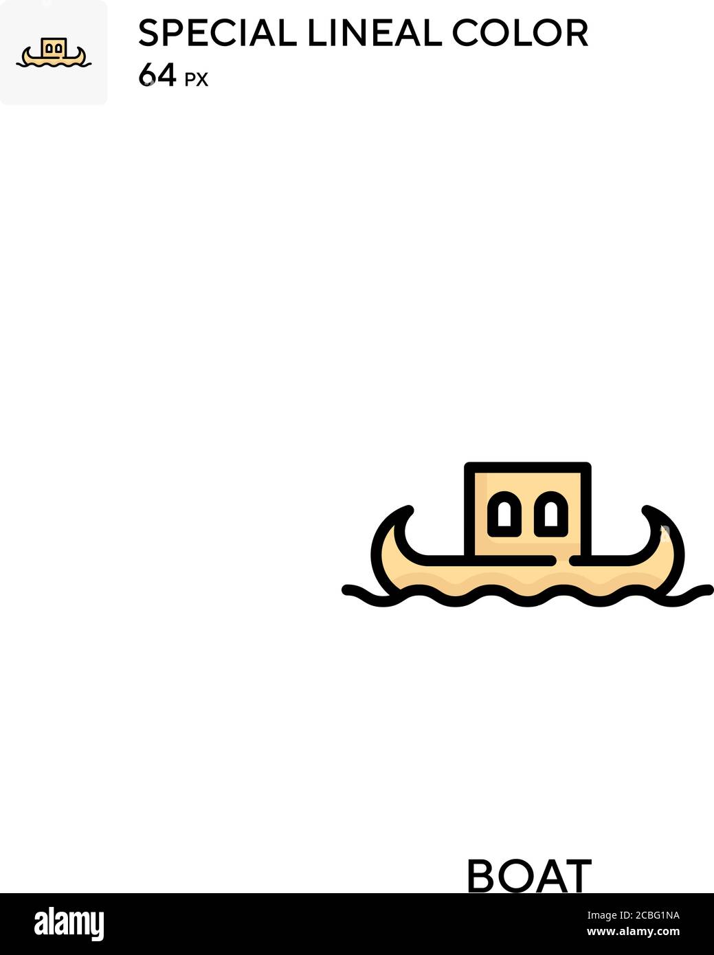 Boat Simple vector icon. Boat icons for your business project Stock ...