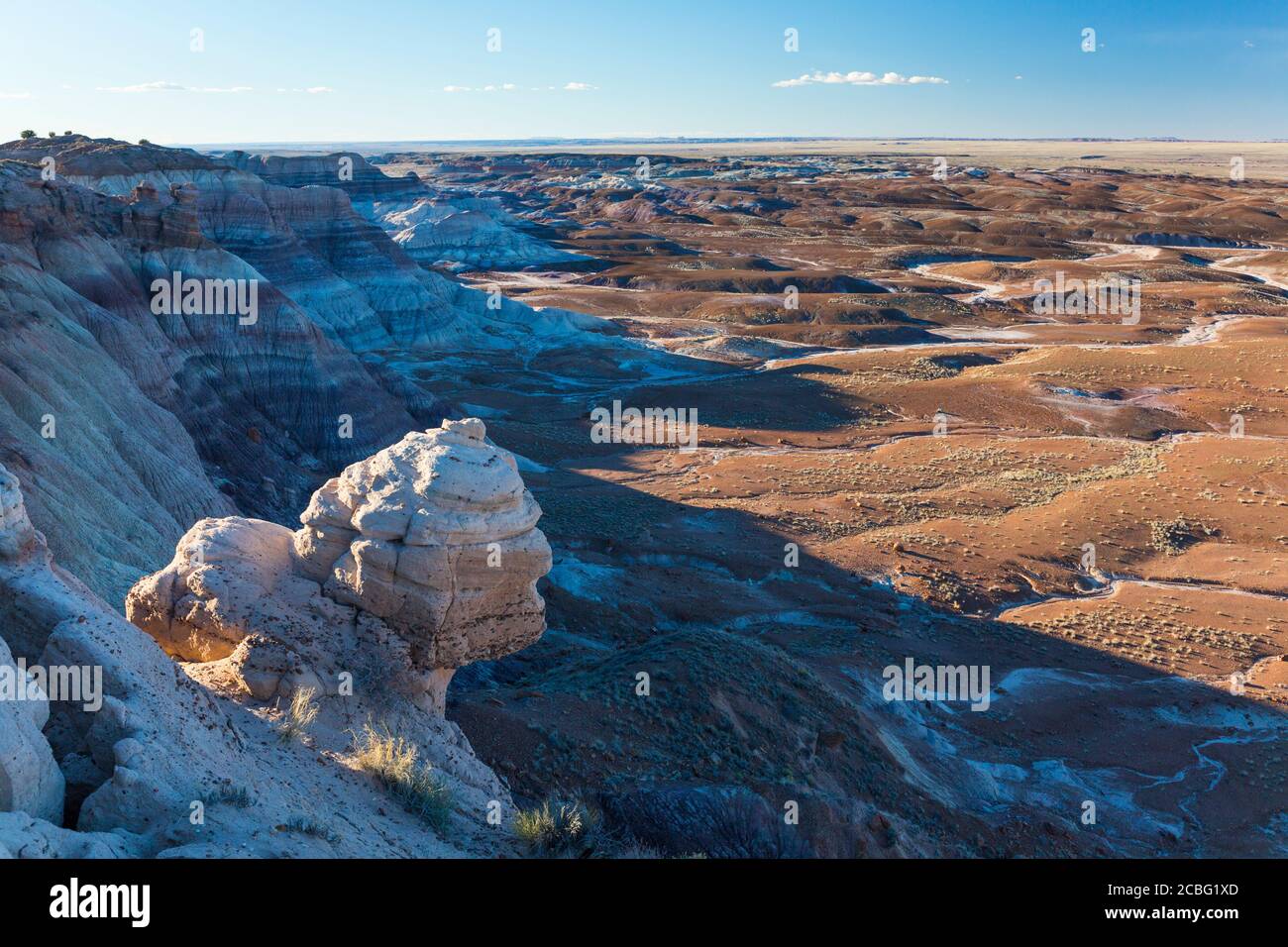 Badlands, Petrified Forest National Park, Arizona, USA, America Stock ...