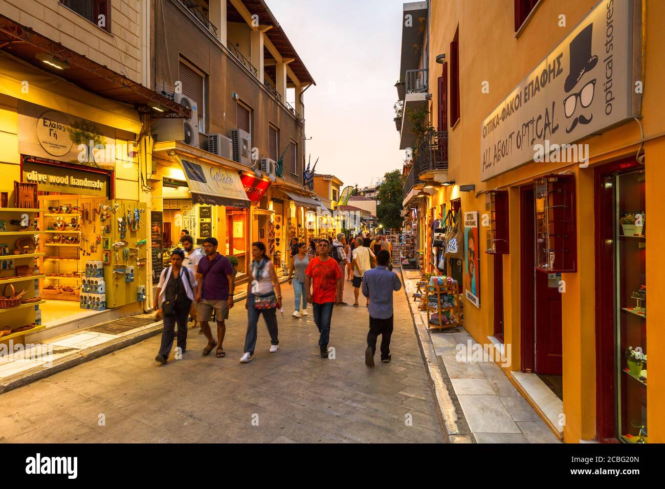 Plaka shopping district greece greek hi-res stock photography and ...
