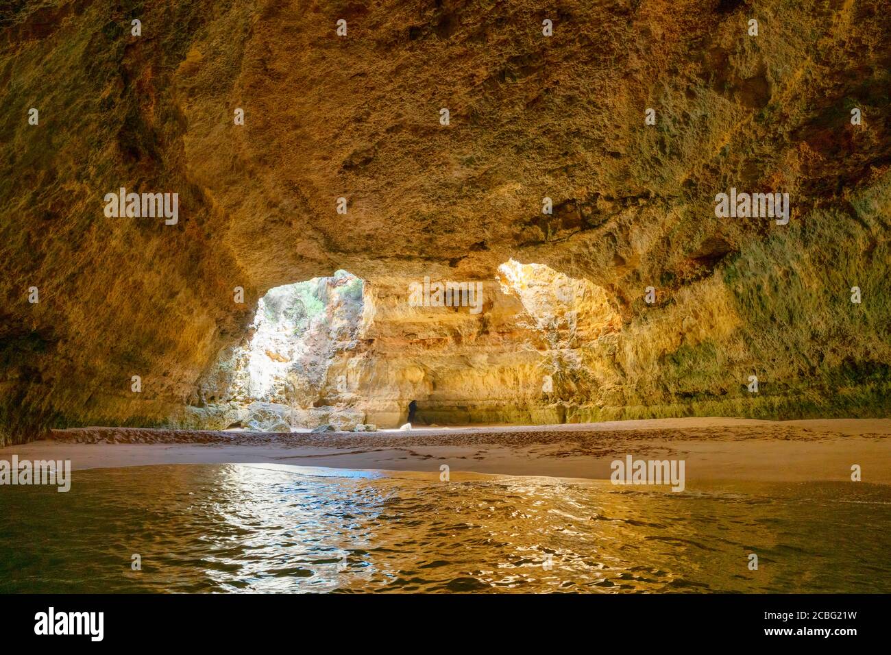 View of famous cave, Algarve, Portugal Stock Photo - Alamy