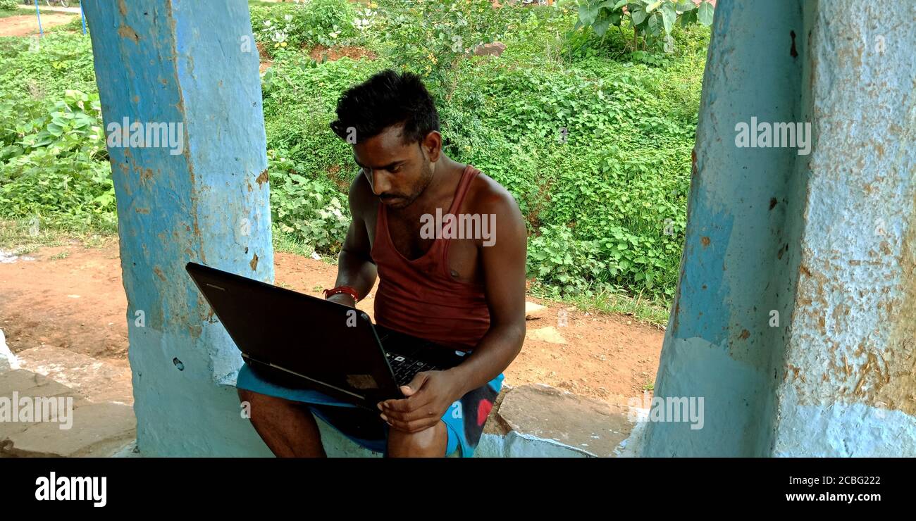 Indian Villager Learning High Resolution Stock Photography and Images ...