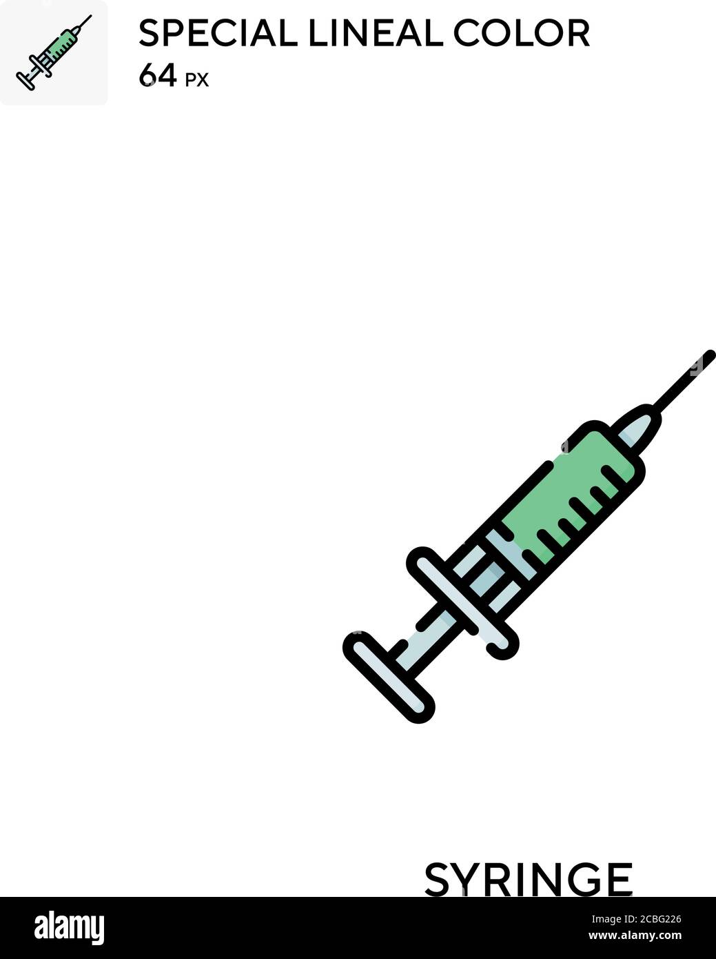 Syringe Simple vector icon. Syringe icons for your business project ...