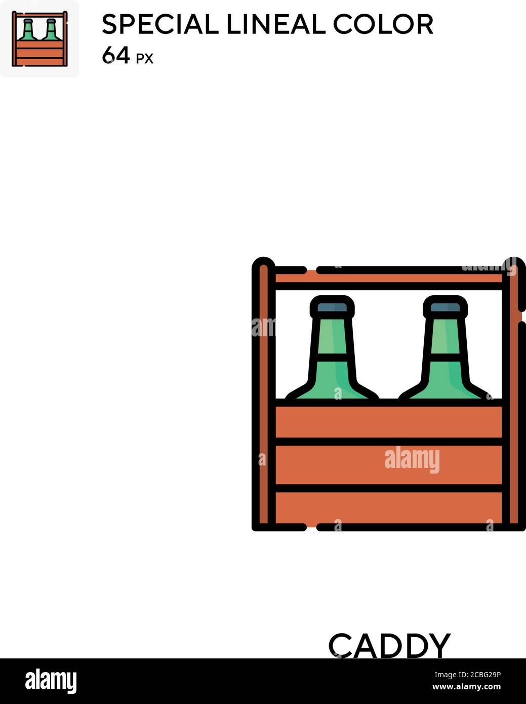 Caddy Simple vector icon. Caddy icons for your business project Stock ...