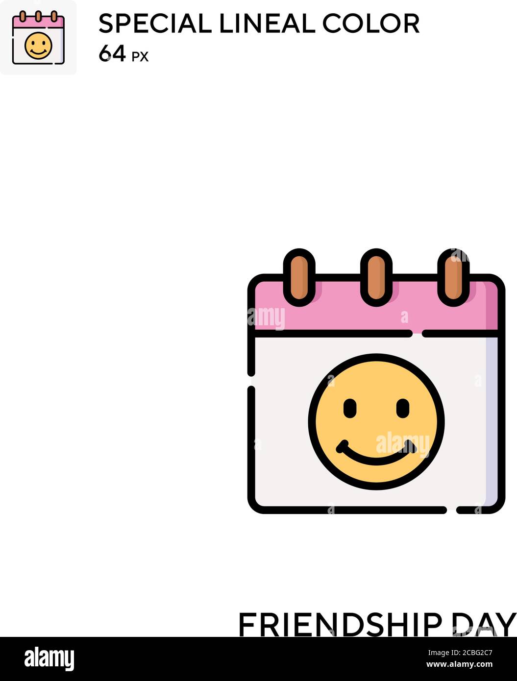 Friendship day Simple vector icon. Friendship day icons for your ...