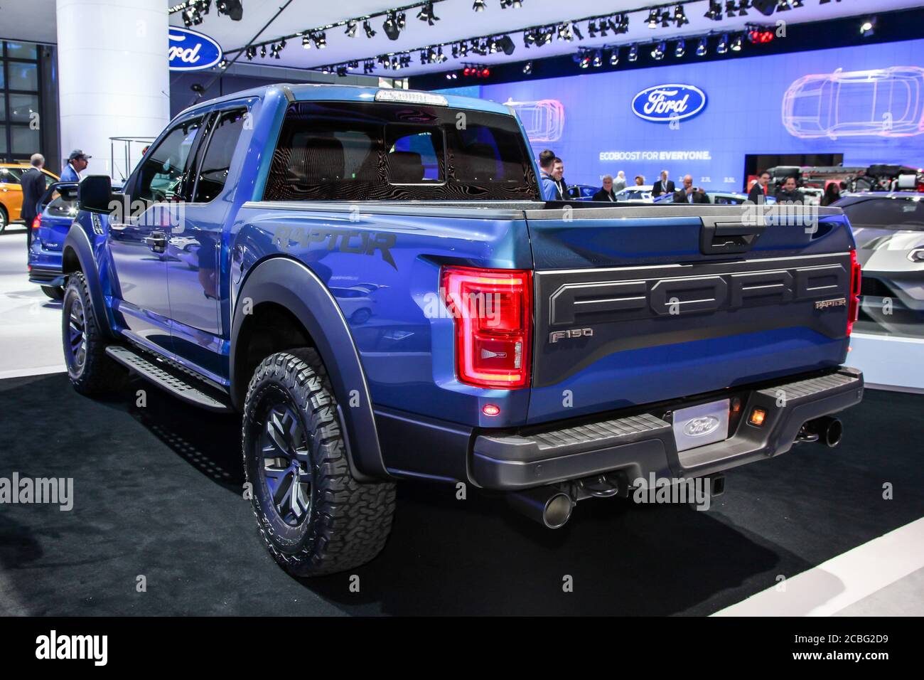 Ford exhibit Ford Raptor at the 2015 New York International Auto Show ...