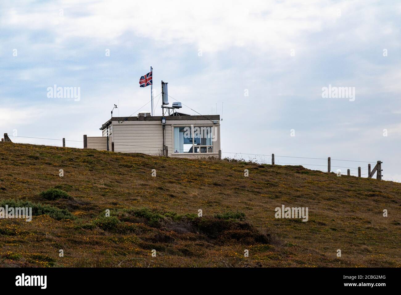 Saint Agnes Head Coastguard Station, Side View of the Building Set On ...