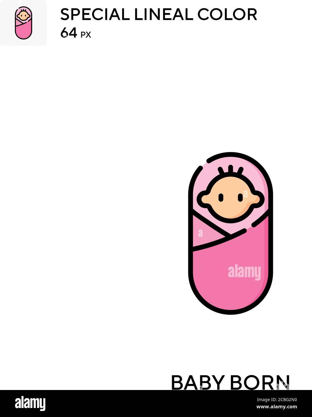 Baby born Simple vector icon. Baby born icons for your business project ...