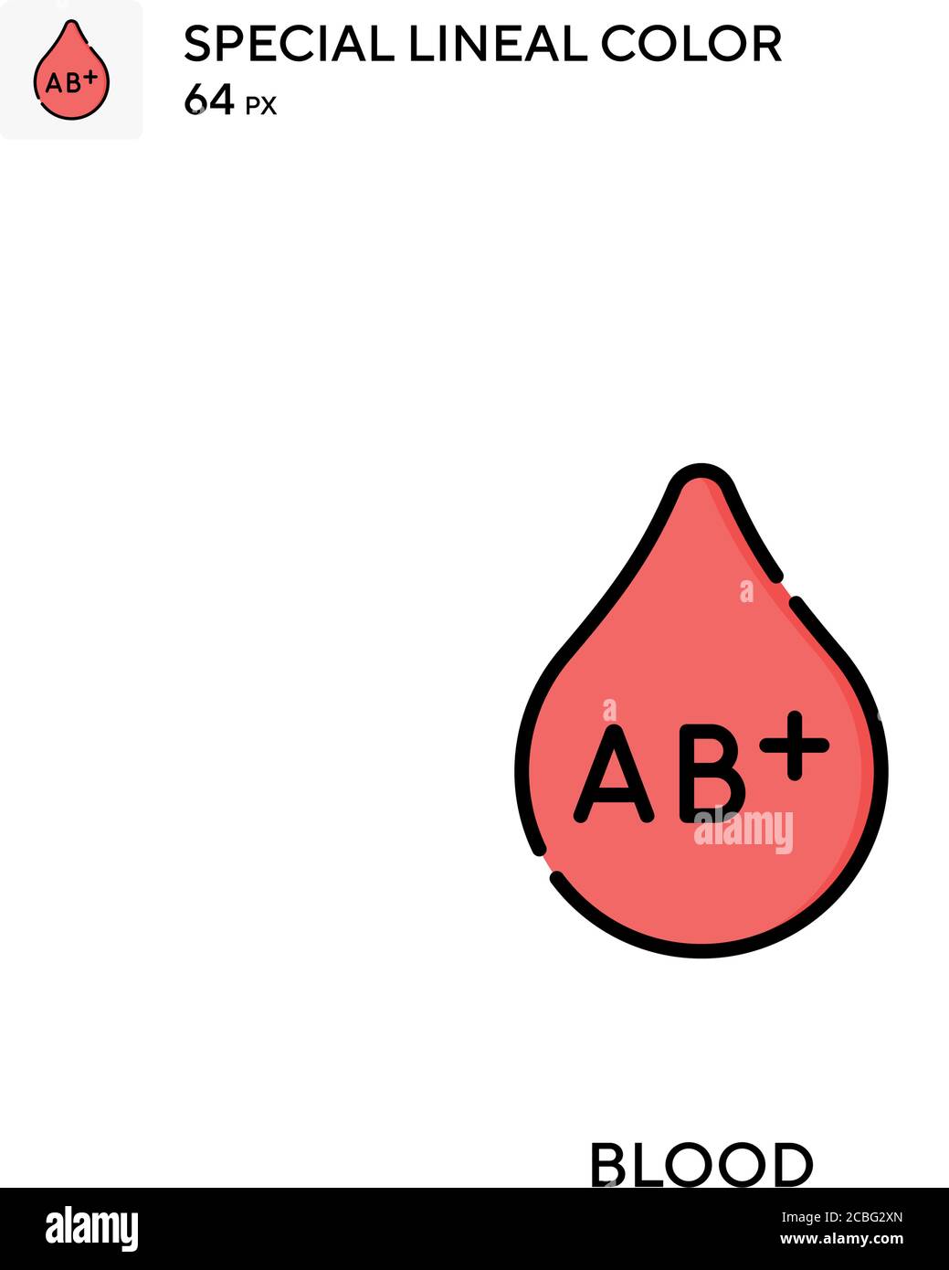 Blood Simple vector icon. Blood icons for your business project Stock ...