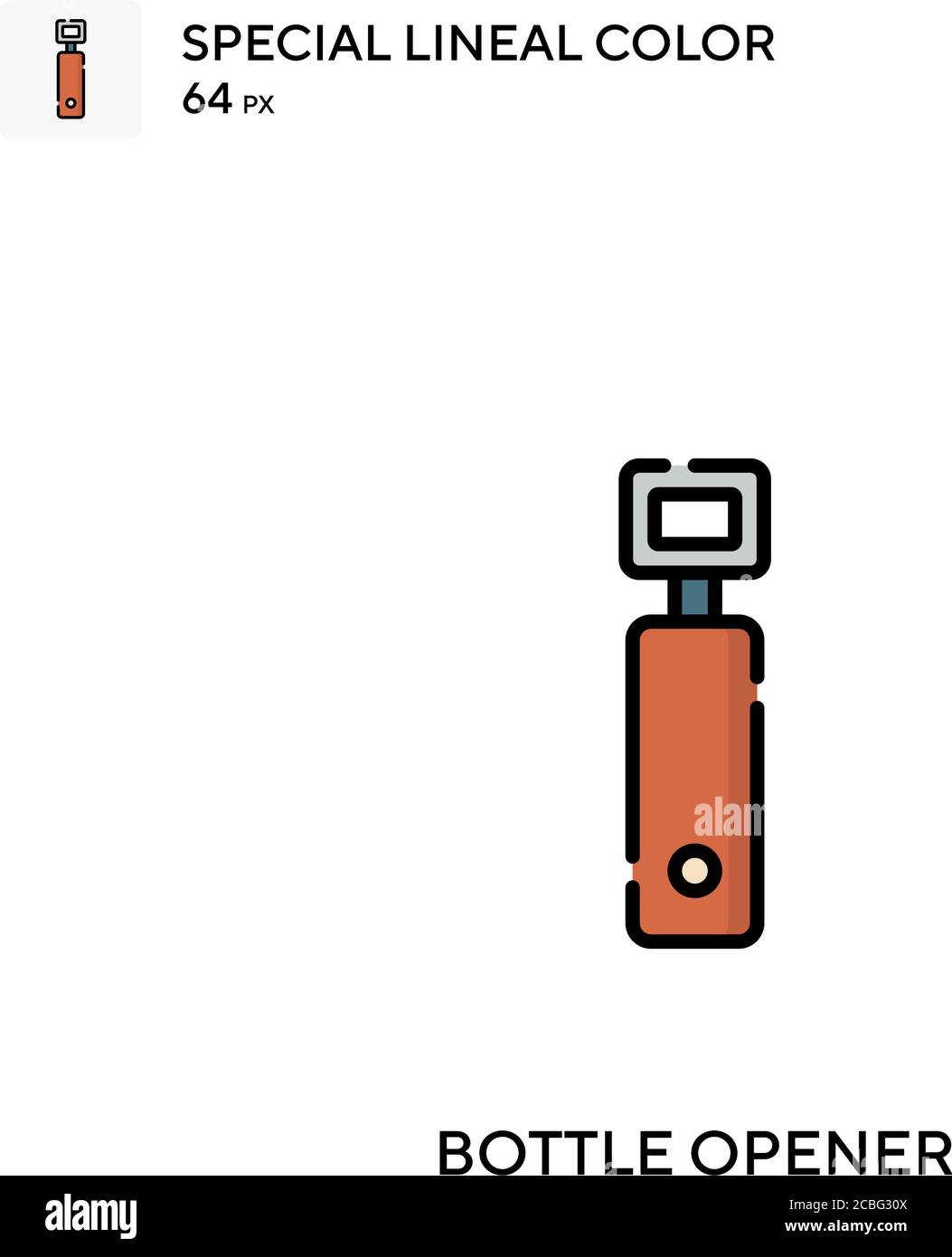 Bottle opener Simple vector icon. Bottle opener icons for your business ...