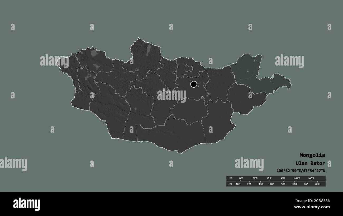 Dornod map hi-res stock photography and images - Alamy