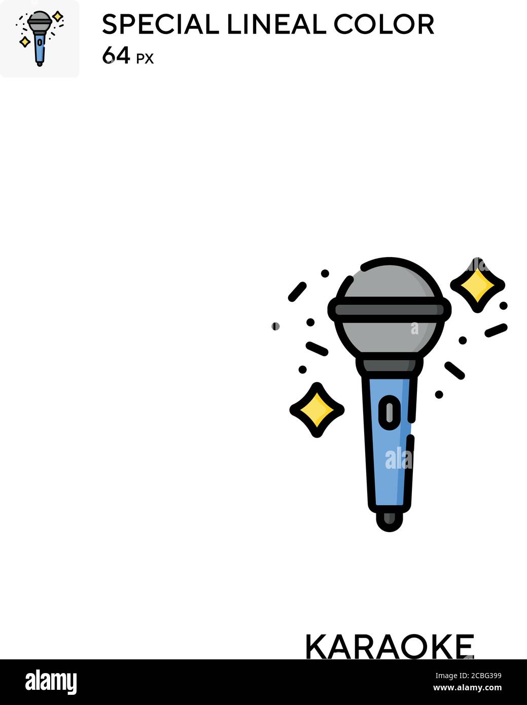 Karaoke Simple vector icon. Karaoke icons for your business project ...