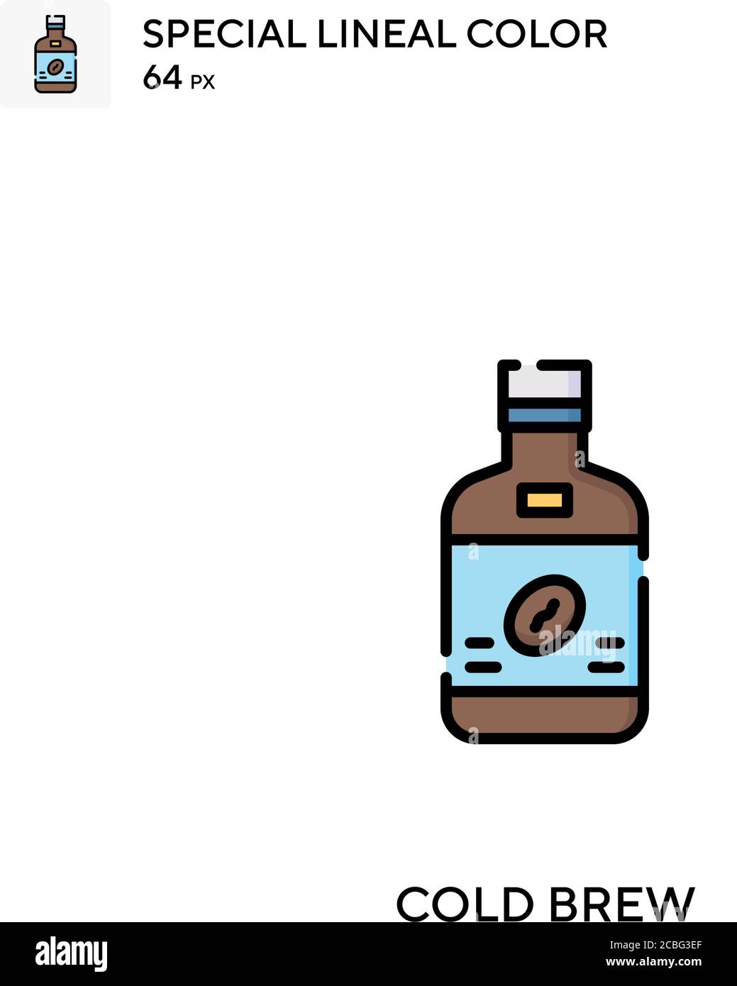 Cold brew Simple vector icon. Cold brew icons for your business project ...