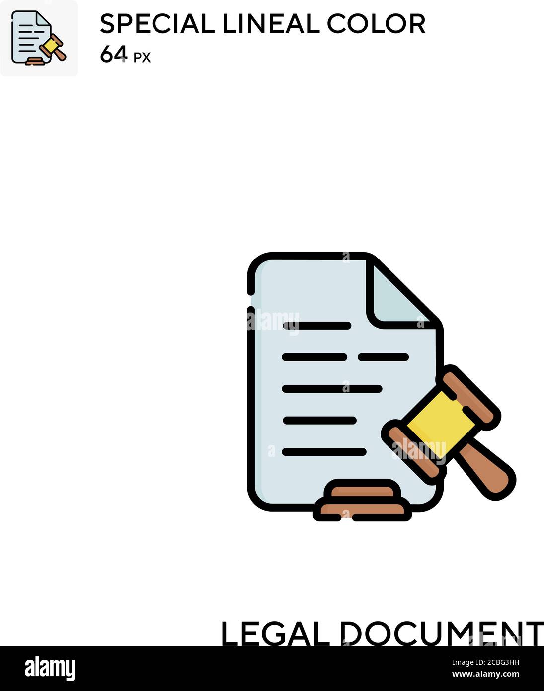 Legal document Simple vector icon. Legal document icons for your ...