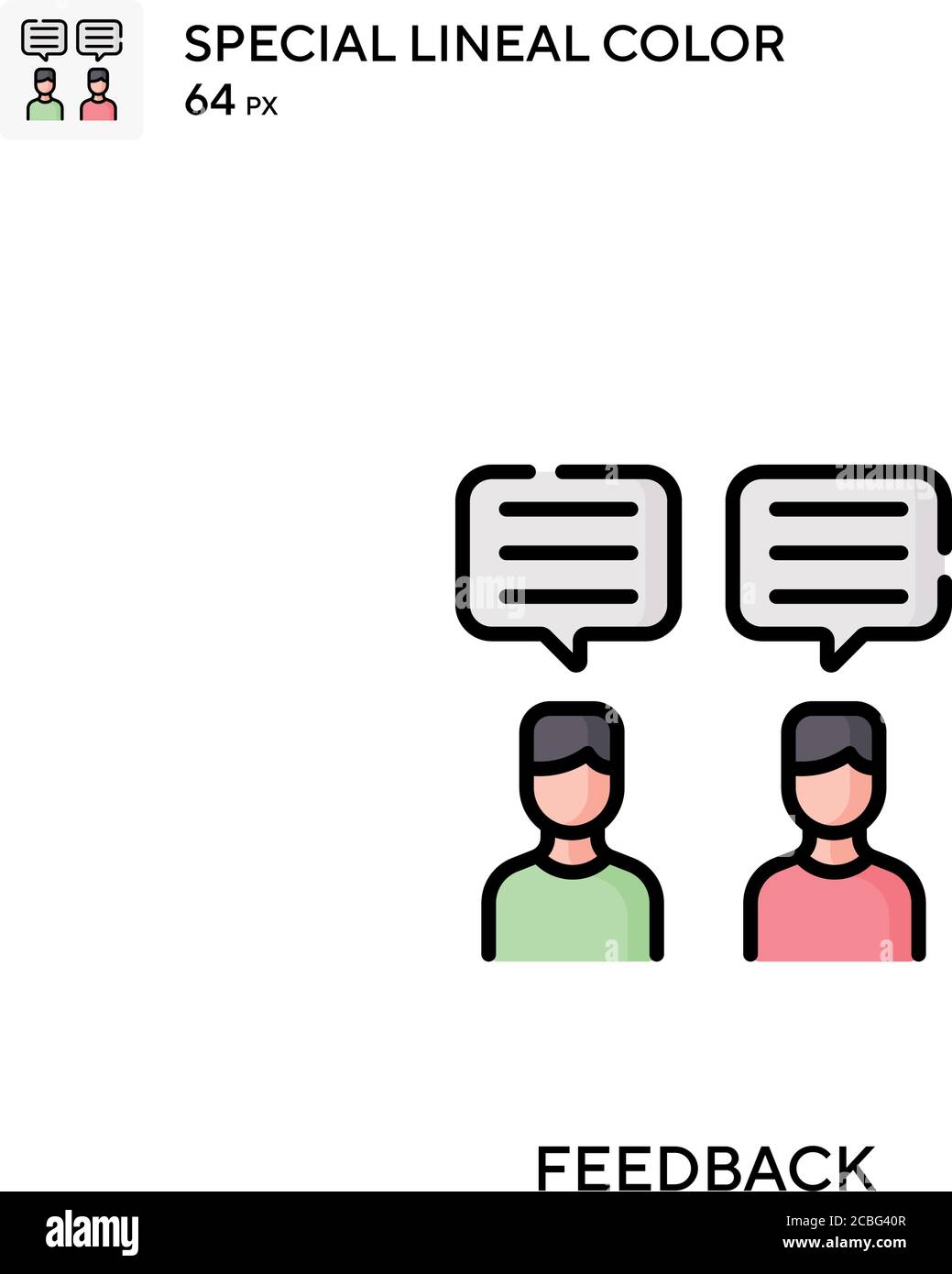 Feedback Simple vector icon. Feedback icons for your business project ...