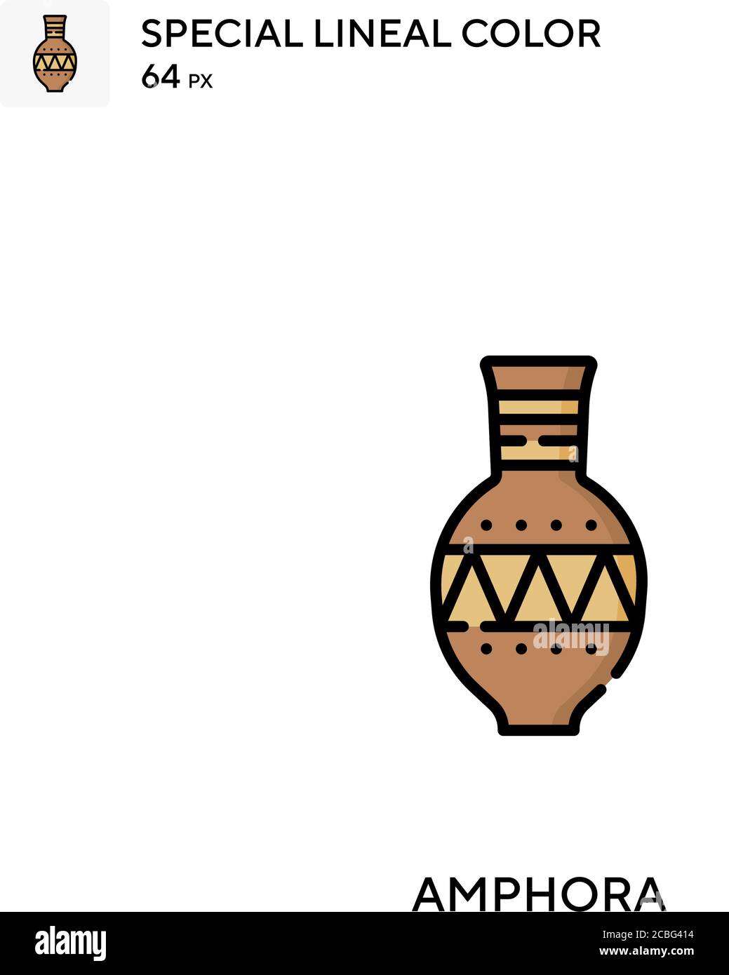 Amphora Simple vector icon. Amphora icons for your business project ...