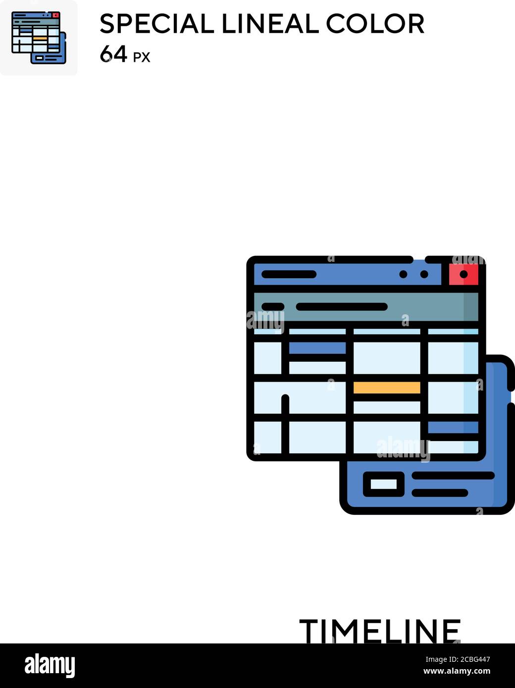 Timeline Simple vector icon. Timeline icons for your business project ...