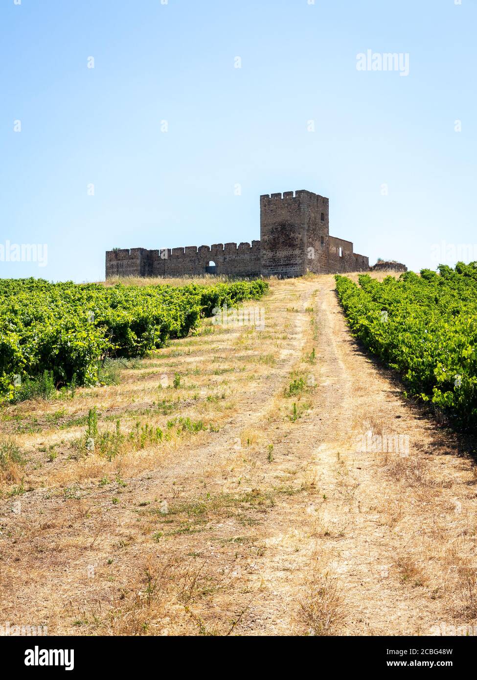 Castle of Valongo, Alentejo, Portugal Stock Photo - Alamy