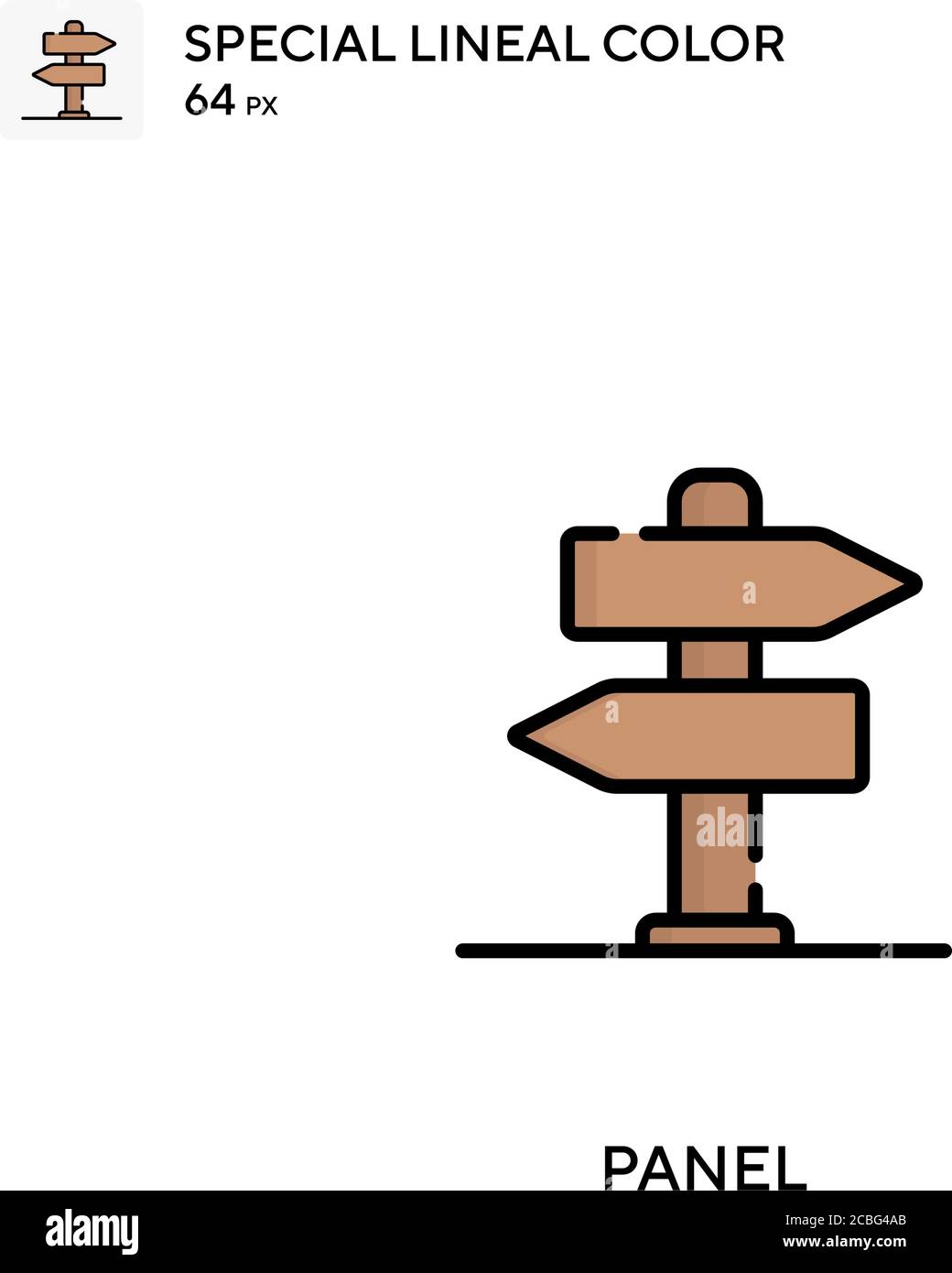 Panel Simple vector icon. Panel icons for your business project Stock ...